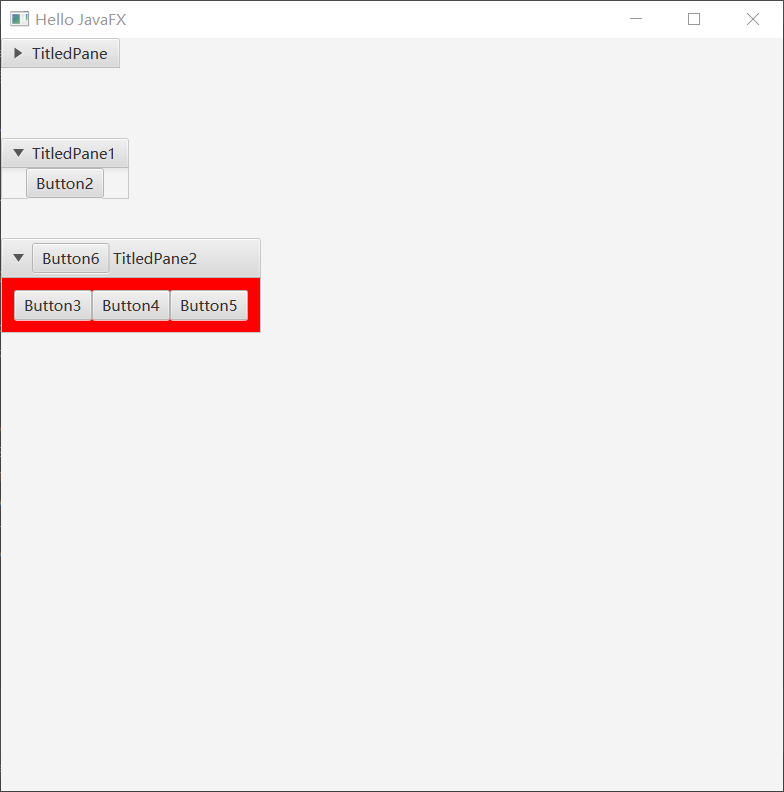 TitledPane、Accordion | JavaFX学习笔记